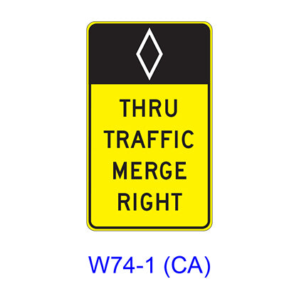 Merge Right Sign